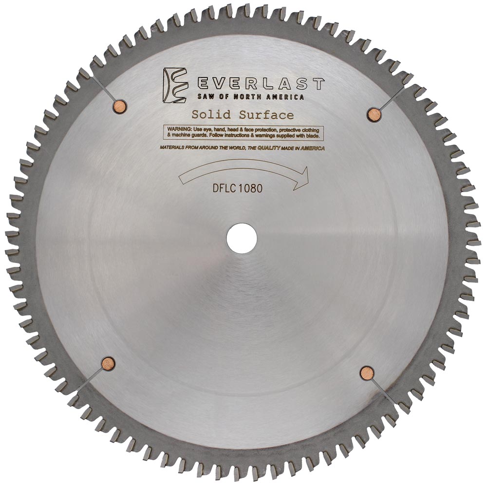 10″ Astra Solid Surface Saw Blade - DFLC1080 - Everlast Saw of North ...